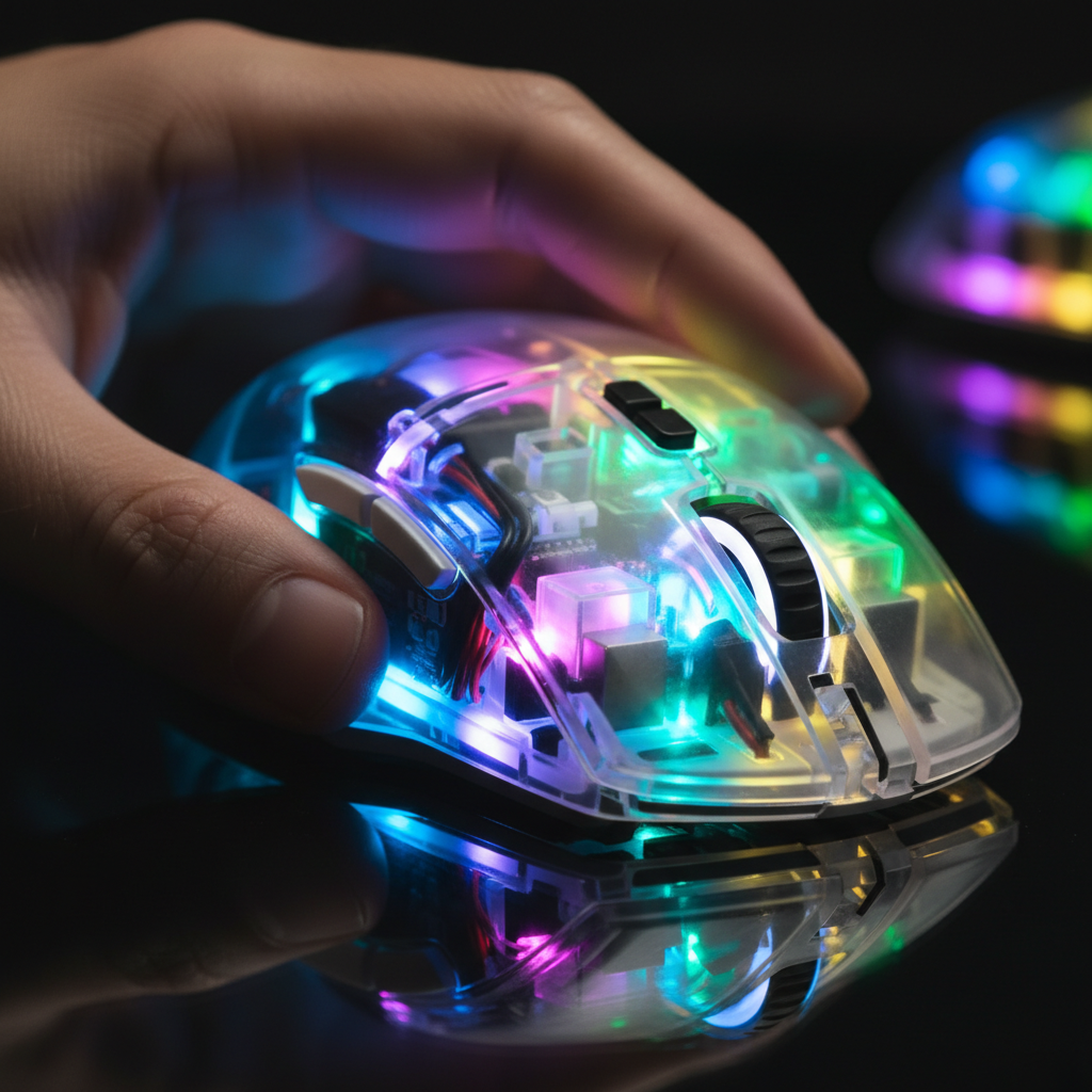 Light Diffusion Physics: Clear Shells & RGB Glow