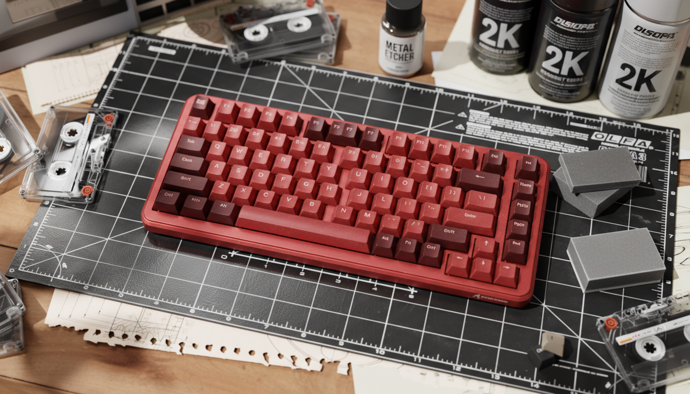 Powder Coating vs. Spray Paint for Aluminum Keyboards