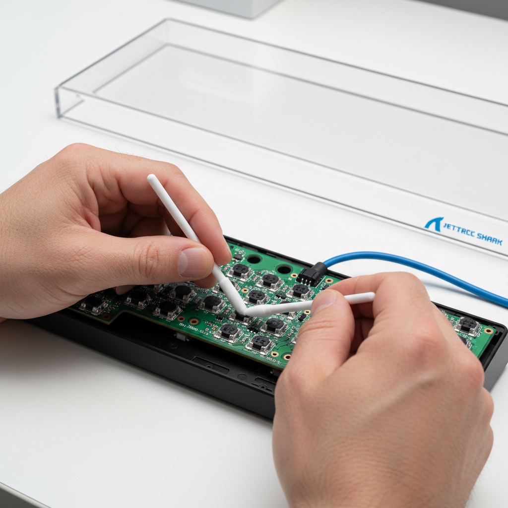 Clean Magnetic Sensors for Keyboard Accuracy